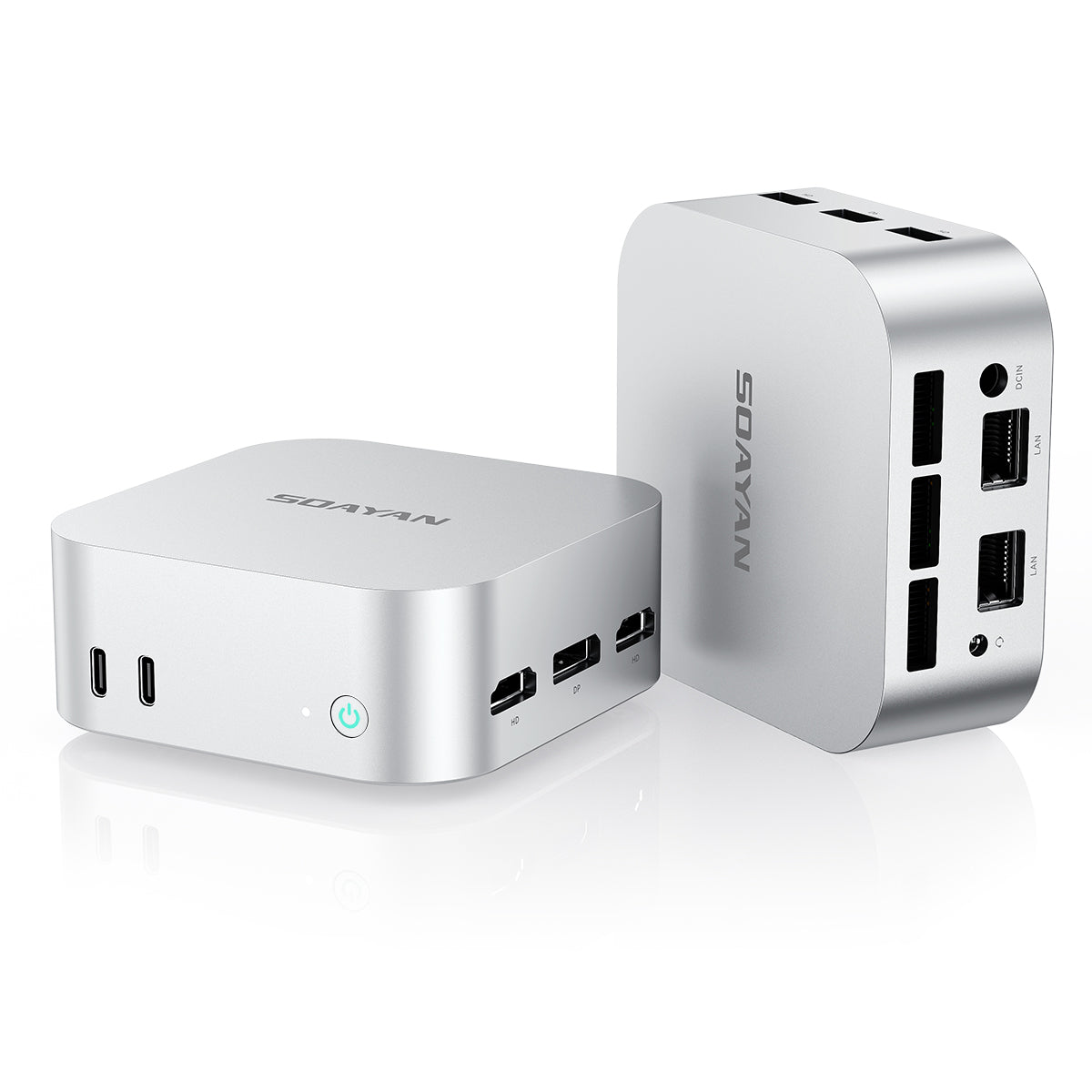 SOAYAN-N5 Mini PC, 13th Gen Intel N150, 12GB LPDDR5, 512GB SSD, Triple